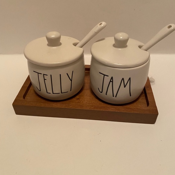 Rae Dunn | Kitchen | Ceramic Jam And Jelly Holder Condiment Tray ...